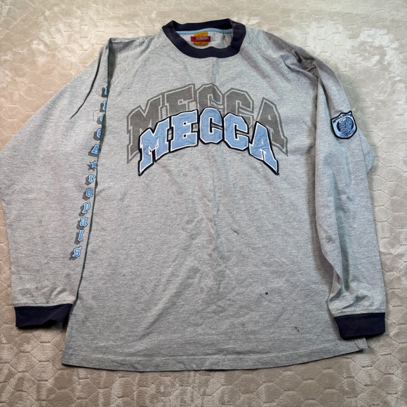 mecca | Shirts | Vtg Mecca Royals Hip Hop Embroidered Long Sleeve Shirt ...